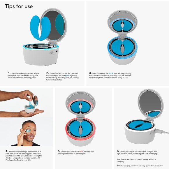 None | Hair | Skn By Cool Beanz Reusable Undereye Gel Patches Fp | Poshmark